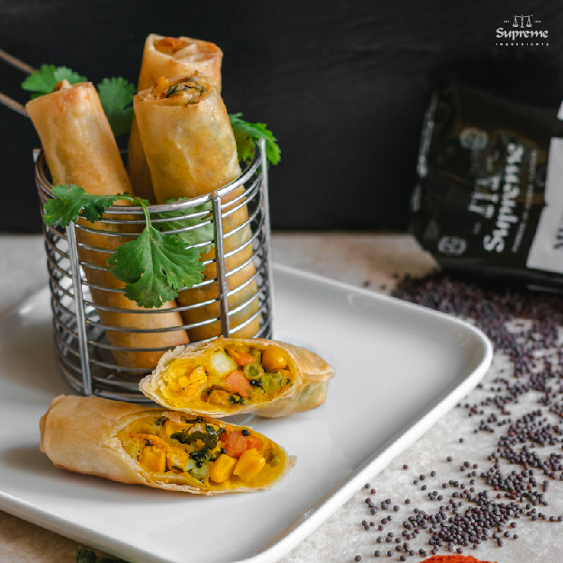 Chicken & Vegetable Spring Rolls - Supreme Ingredients